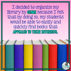 How To Organize A Classroom Library: Labeling By Genre - The Daring ...