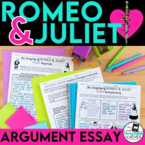 Romeo And Juliet Argument Essay - The Daring English Teacher