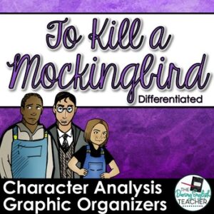 To Kill A Mockingbird Character Analysis Graphic Organizers - The ...