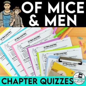 Of Mice And Men Quizzes For The Entire Novel - The Daring English Teacher