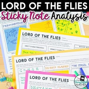 Lord Of The Flies: Literary Analysis With Sticky Notes - The Daring ...