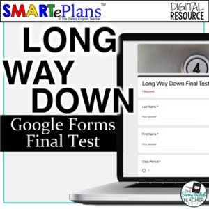 Long Way Down Final Test - Digital Self-Grading Google Forms Resource ...