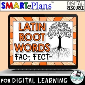 Digital Latin Root Words Vocabulary Unit (Fac-, Fect-) - The Daring ...