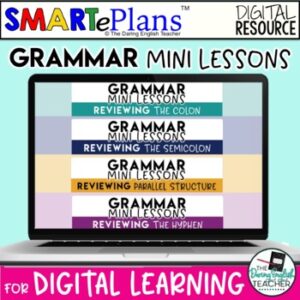 Digital Grammar Review Activities: Colon, Semicolon, Hyphen, Parallel ...