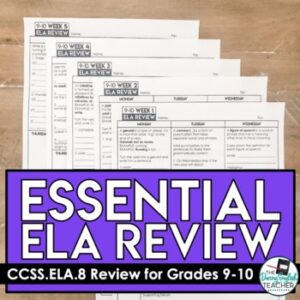 ELA Essential Review: Grades 9-10 - The Daring English Teacher