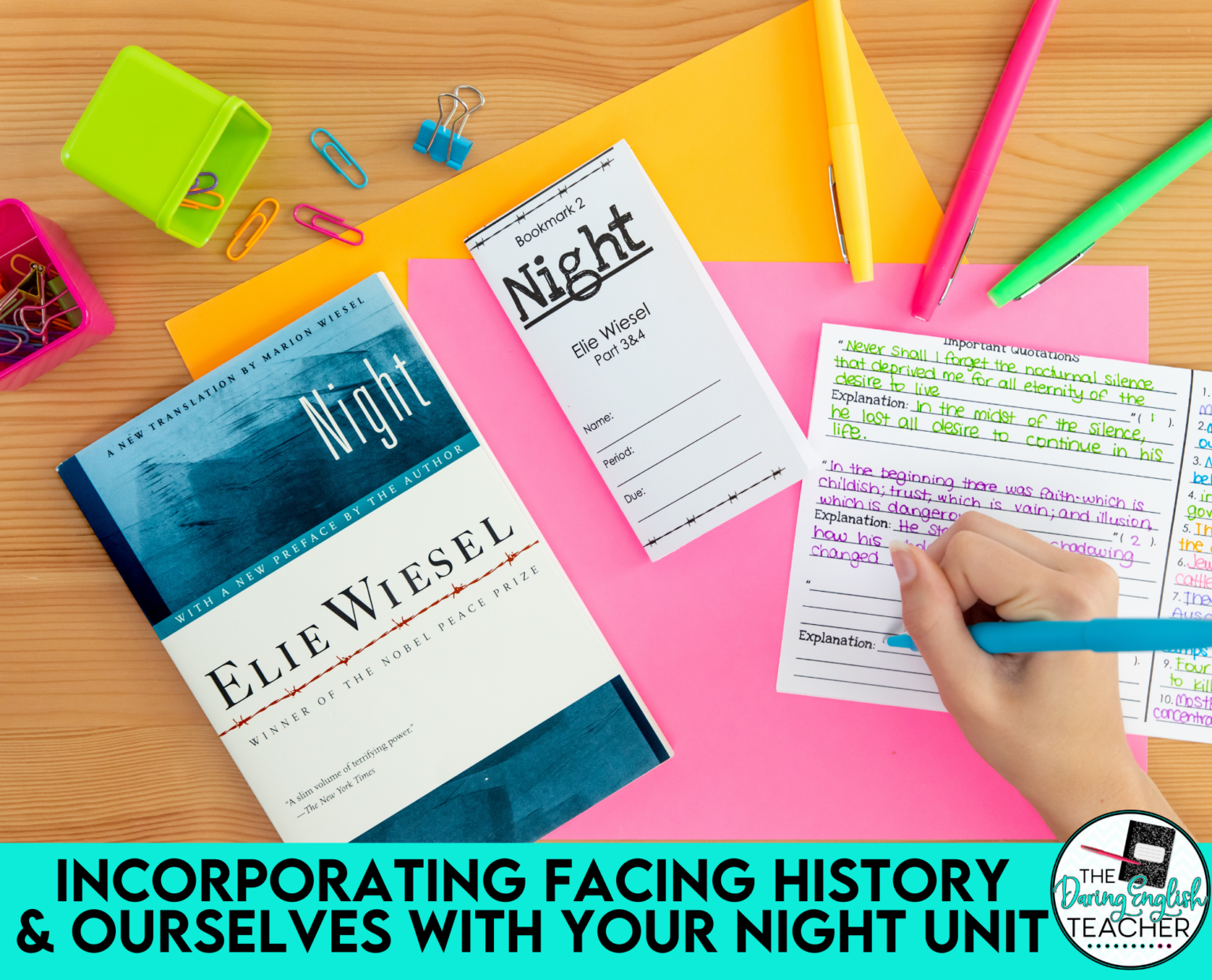 Teaching Night: 2 Ways to Incorporate Facing History and Ourselves with ...