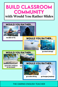 Build Classroom Community With Would You Rather Slides