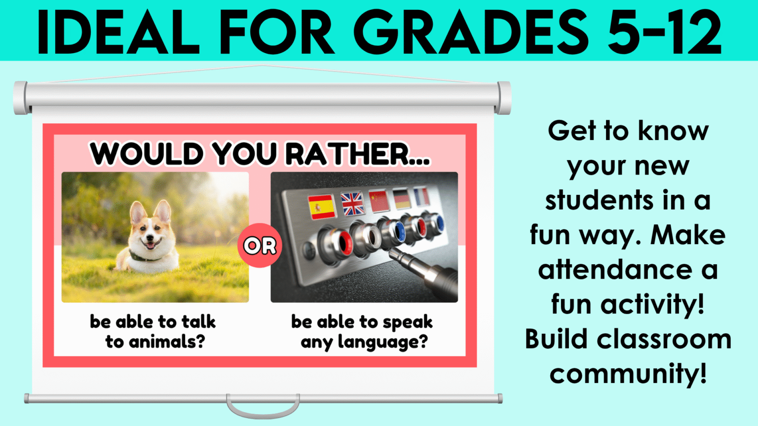Build Classroom Community With Would You Rather Slides